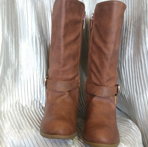 Shoes | New Girls Brown Knee High Winter Boots | Poshmark